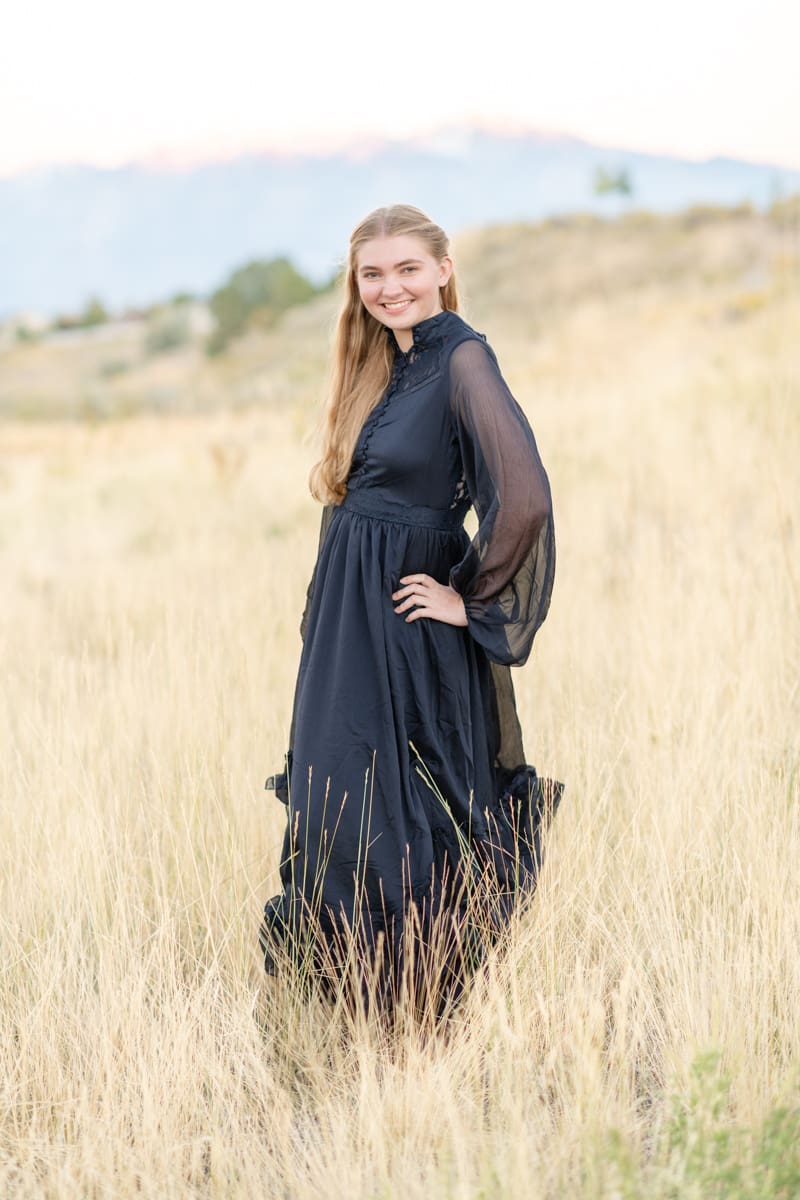 Stunning Fall Garden Senior Session - jodicornwall.com